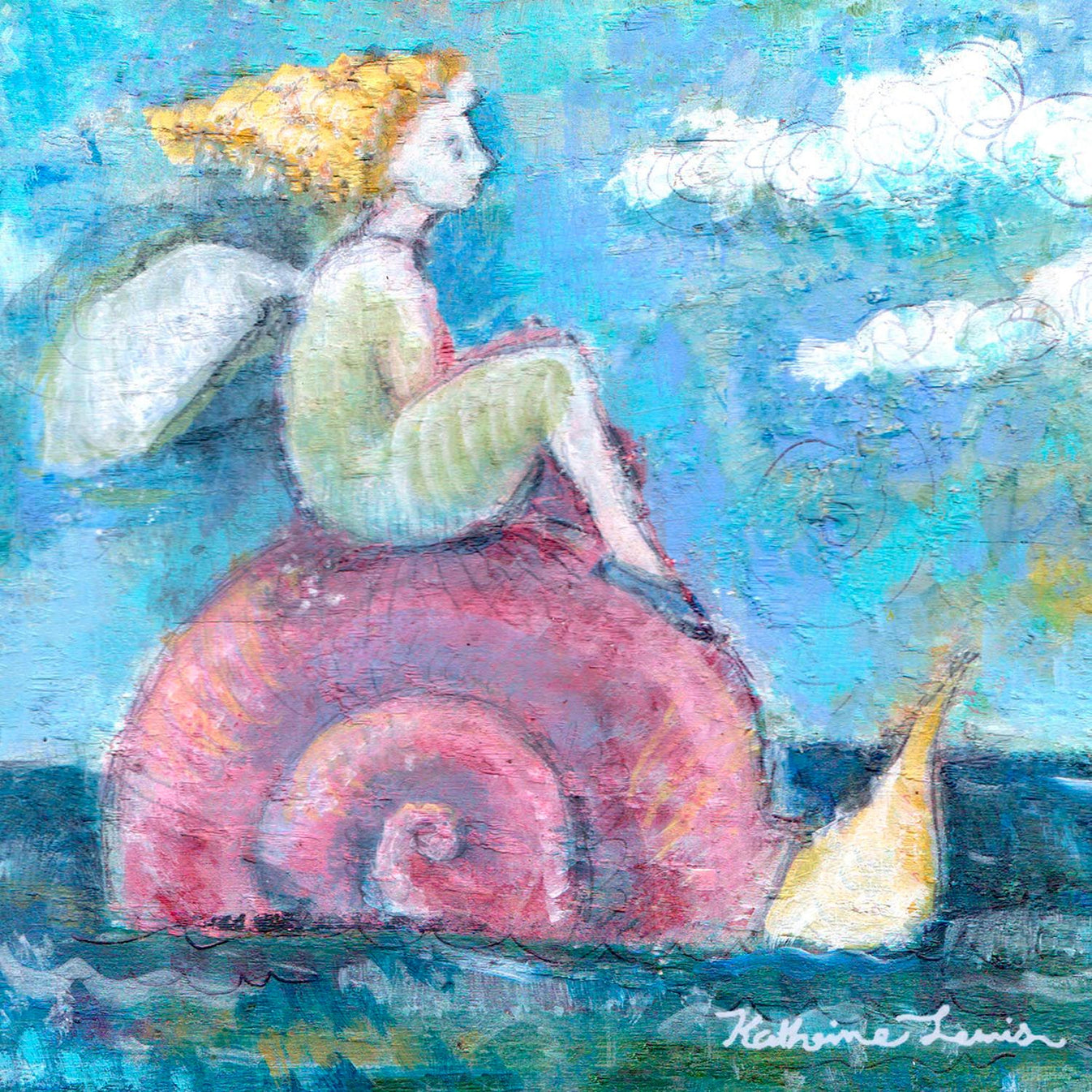 Snail Rider Card U-102 – Ingrid Press